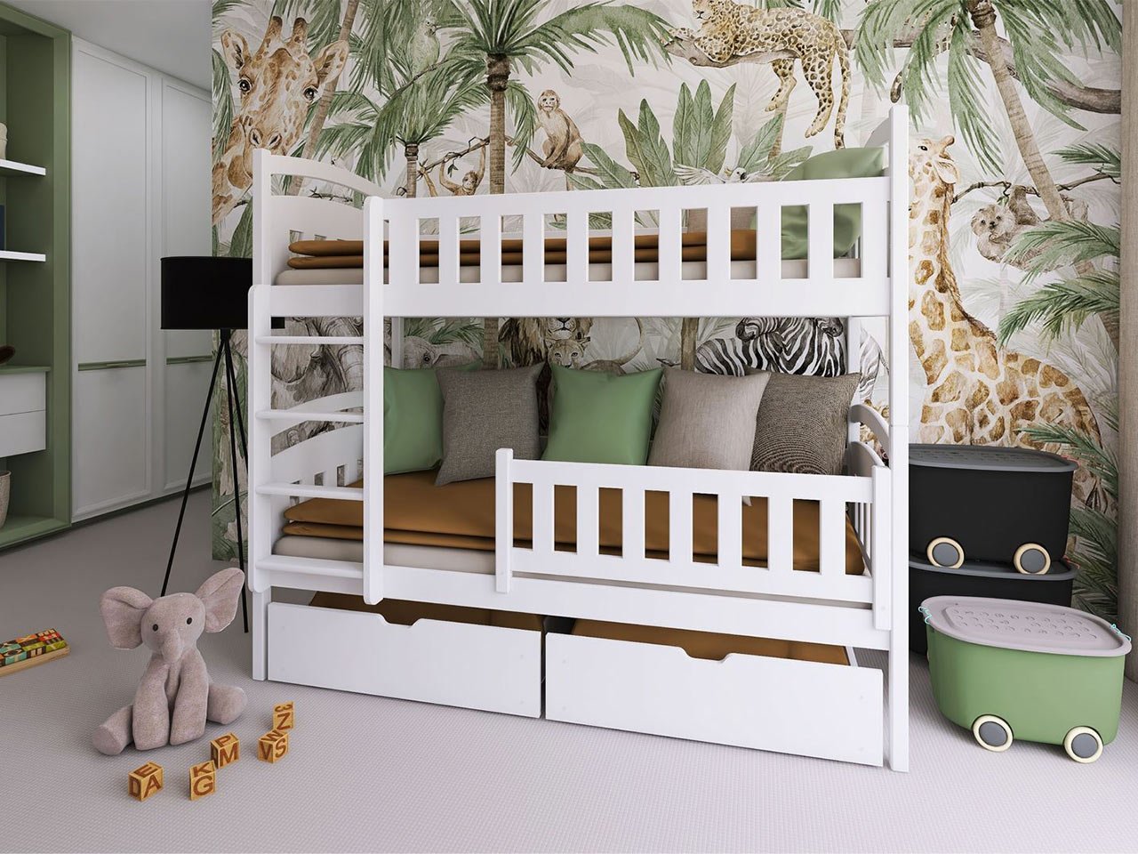 Łóżko piętrowe Mikanik 90 ⇒ Dostawa GRATIS