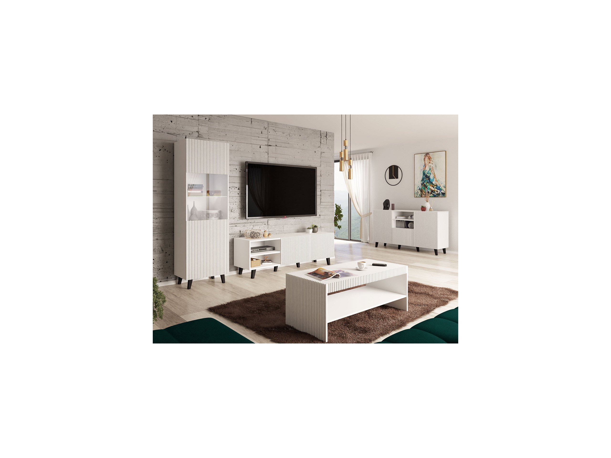 Zestaw mebli do salonu Sinenko I ⇒ Dostawa GRATIS