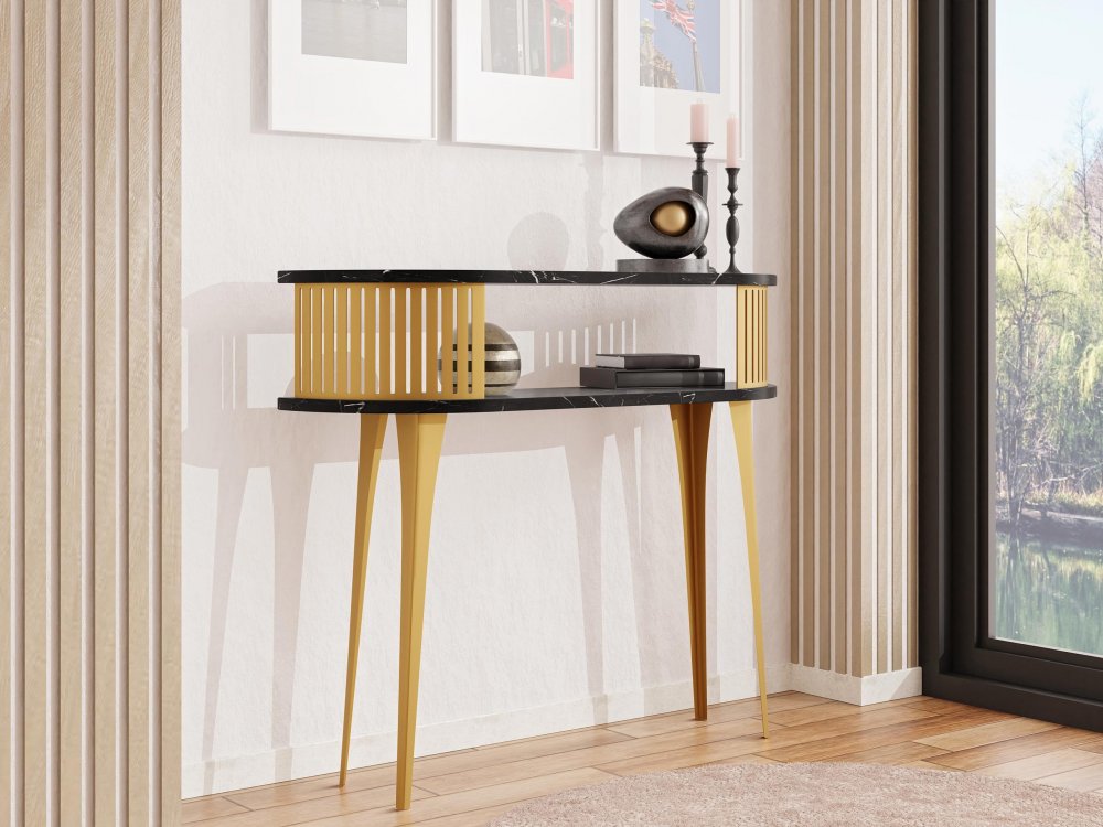 Konsola owalna Mozimo Złoty ⇒ Dostawa 0 zł!