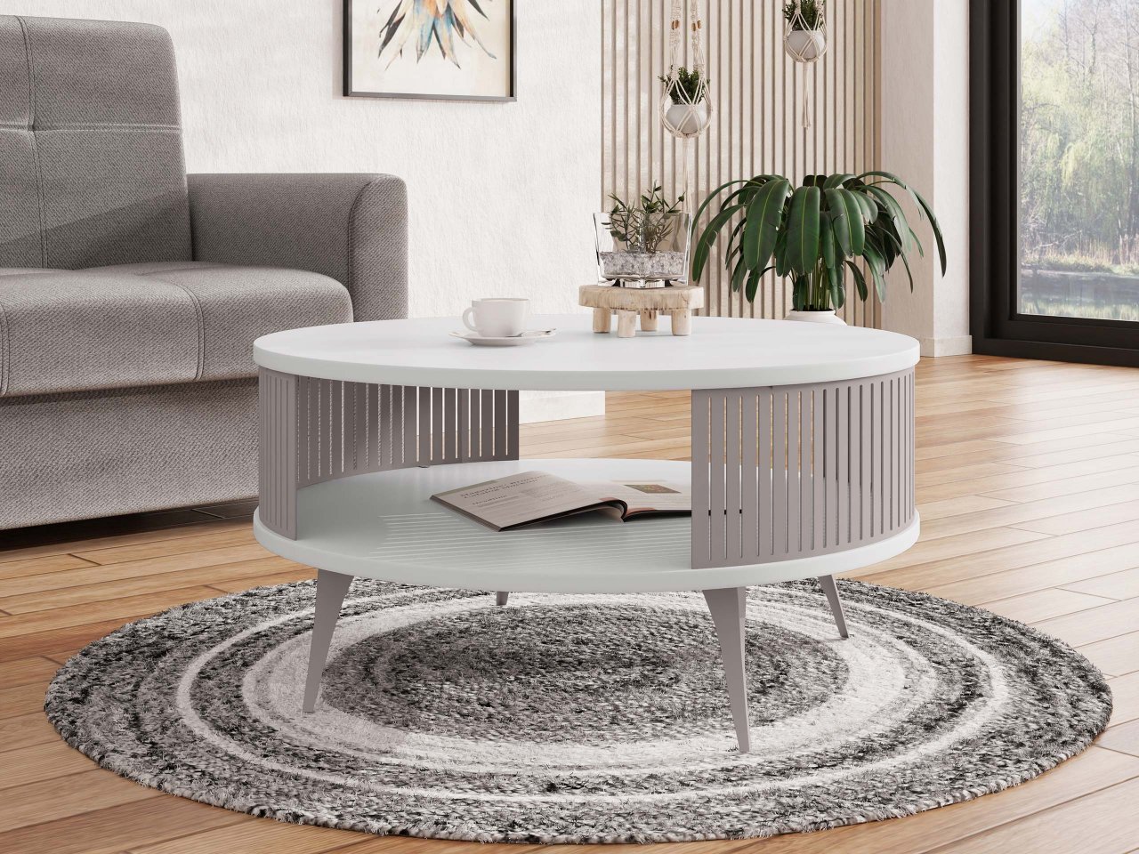 Stolik kawowy okrągły Mozimo Kaszmir